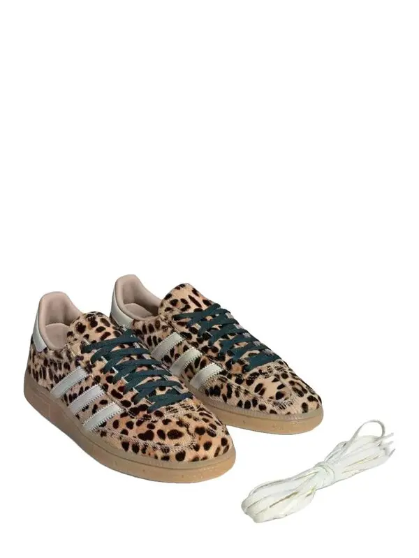 Adidas Handball Spezial Leopard-print Sneakers - Neutrals