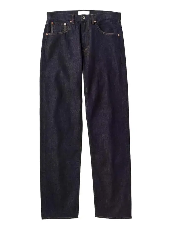 JAPAN BLUE JEANS Straight-leg Jeans With Logo Patch - Blue