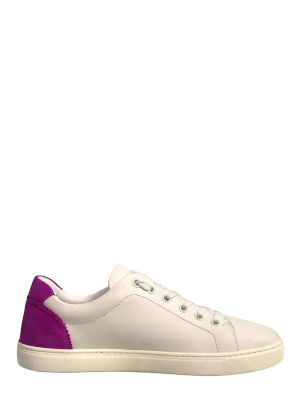 Dolce & Gabbana Paneled Lace-up Sneakers - Neutrals