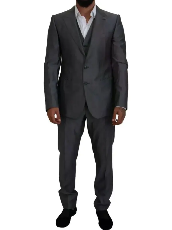 Dolce & Gabbana Sicilia Three-piece Suit - Grey
