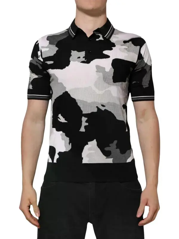 Dolce & Gabbana Camouflage-print T-shirt - Black