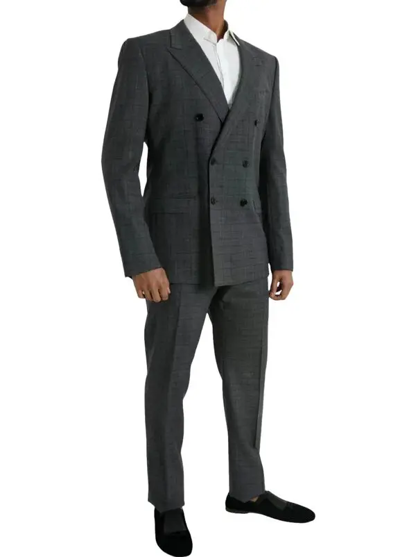 Dolce & Gabbana Martini Double-breasted Suit - Grey