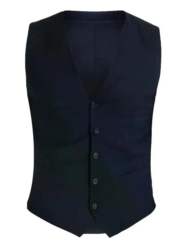 Dolce & Gabbana V-neck Button-up Waistcoat - Blue