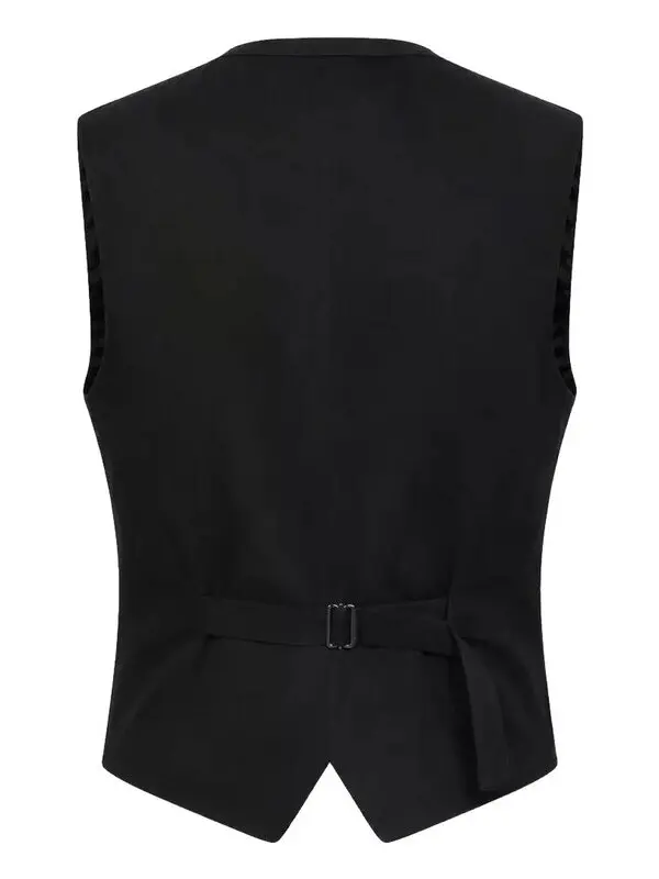 Dolce & Gabbana V-neck Buttoned Waistcoat - Black