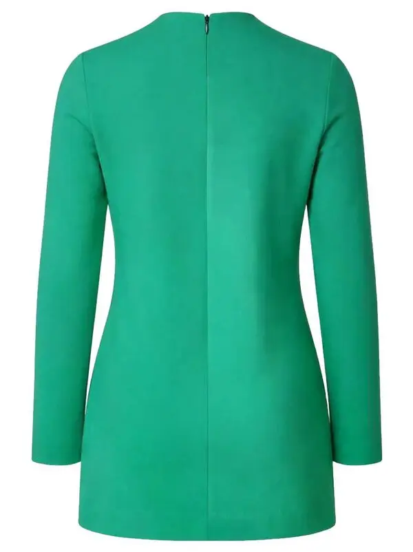 Dolce & Gabbana Long Sleeve Mini Dress - Green