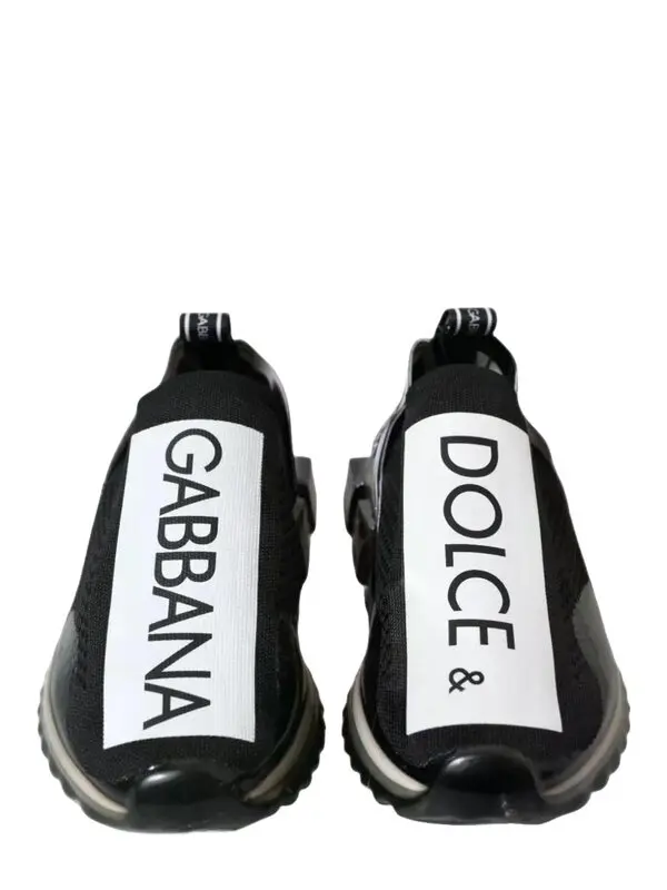 Dolce & Gabbana Sorrento Logo-print Sneakers - Black