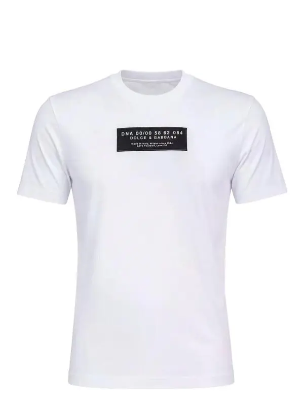 Dolce & Gabbana Logo-applique T-shirt - White