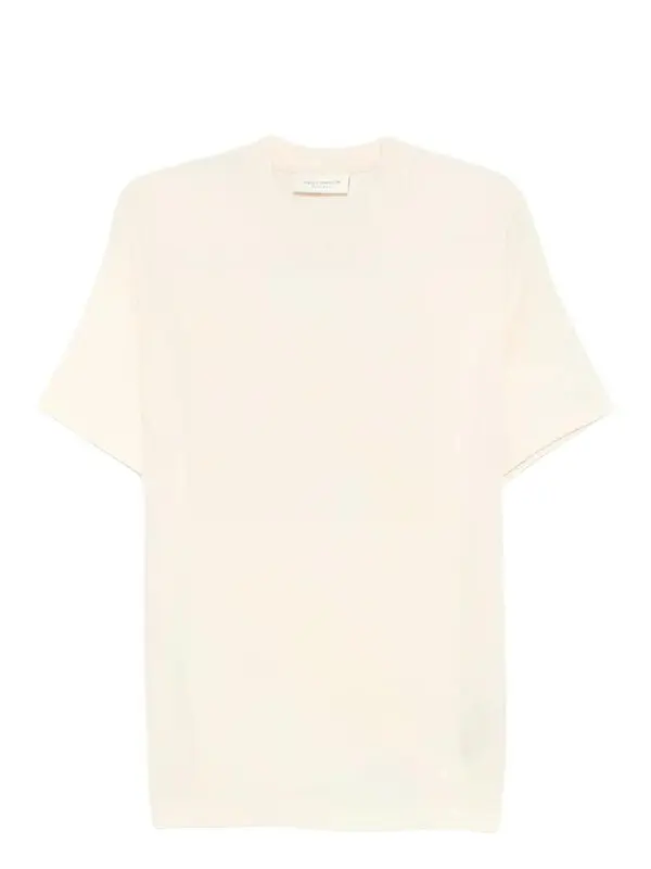 YES LONDON Crew-neck T-shirt - Neutrals