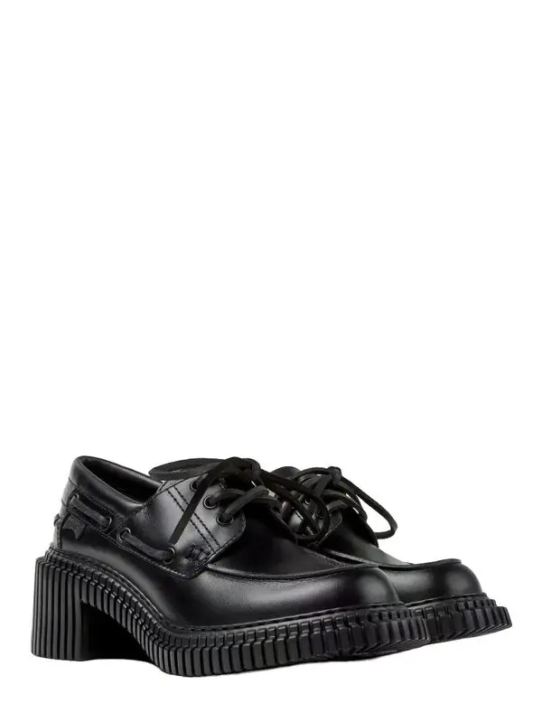 Camper Pix London Lace-up Loafers - Black