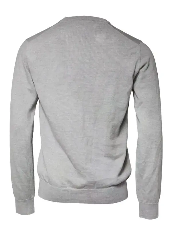 Dolce & Gabbana Embroidered Crew-neck Sweater - Grey