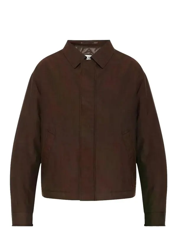 MAISON MARGIELA Spread Collar Jacket - Brown