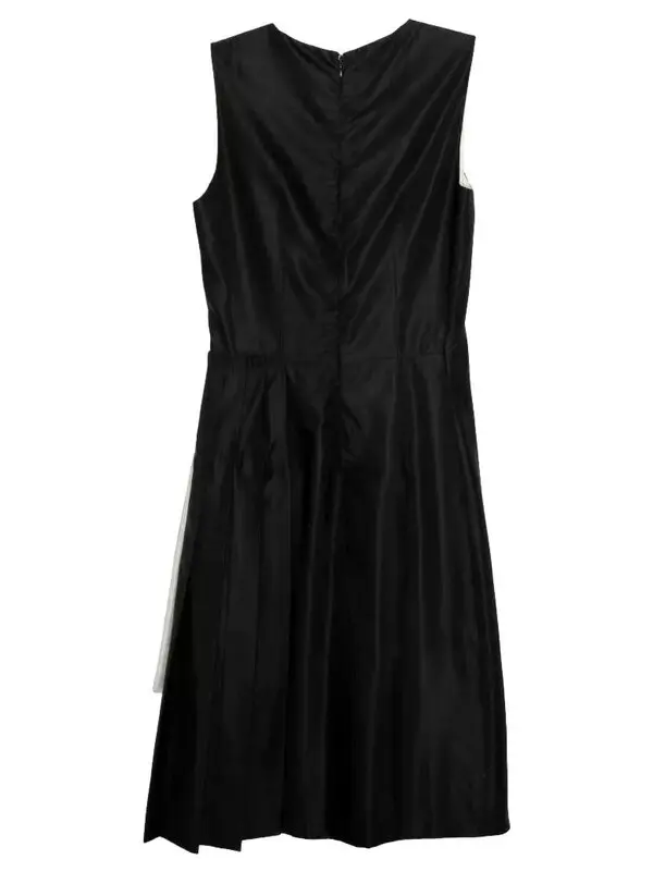 Prada Sleeveless Bow Detail Dress - Black