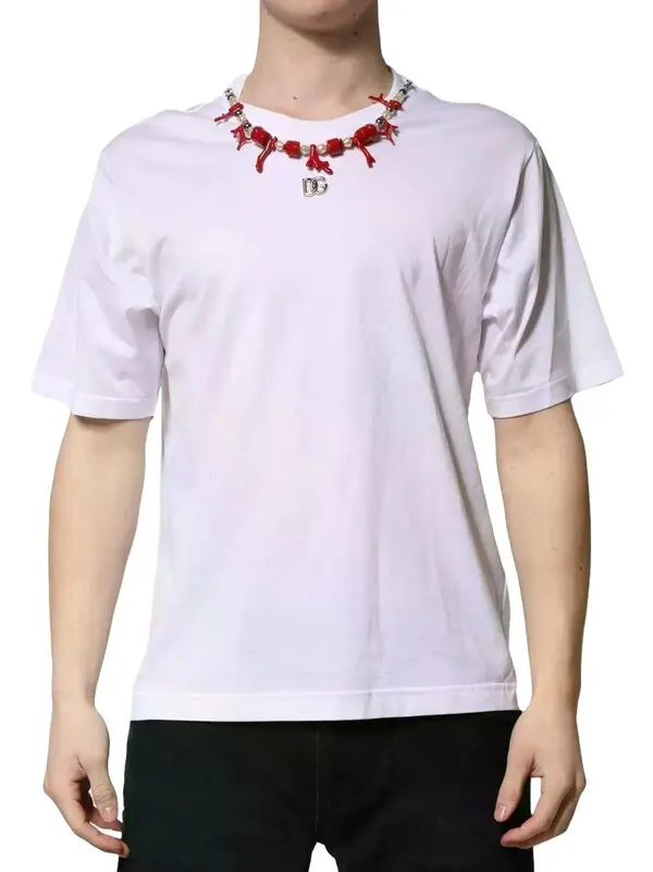 Dolce & Gabbana Cotton T-shirt - Silver