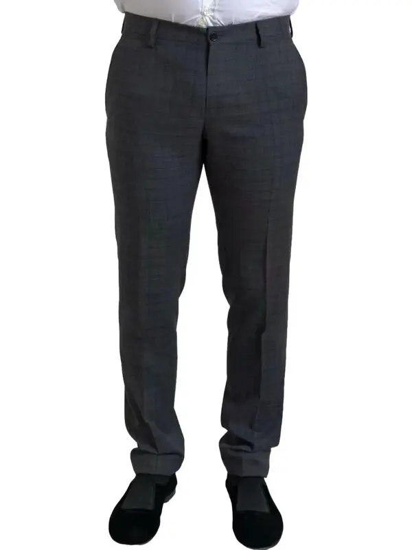 Dolce & Gabbana Martini Check-pattern Suit - Grey