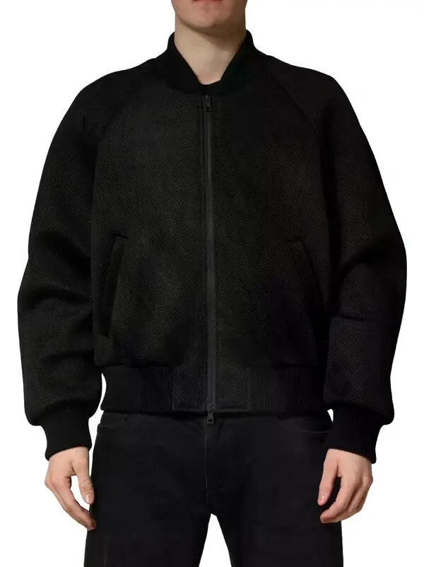 Dolce & Gabbana Hooded Bomber Jacket - Black