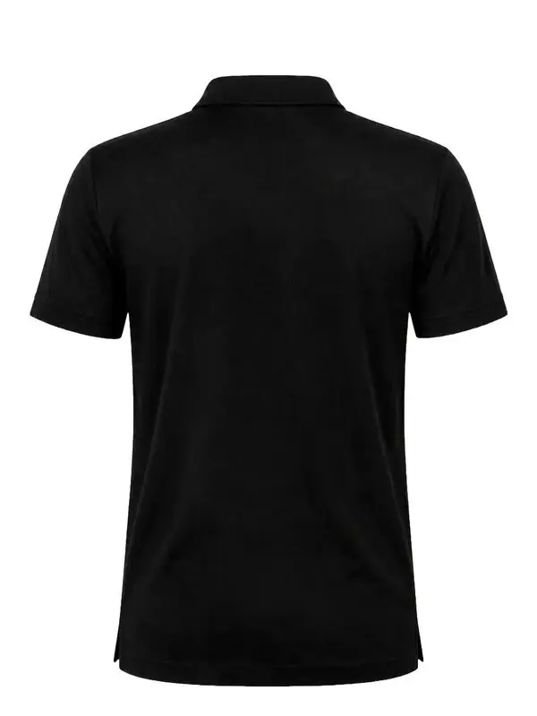 Dolce & Gabbana Dg Logo Piqué Polo Shirt - Black