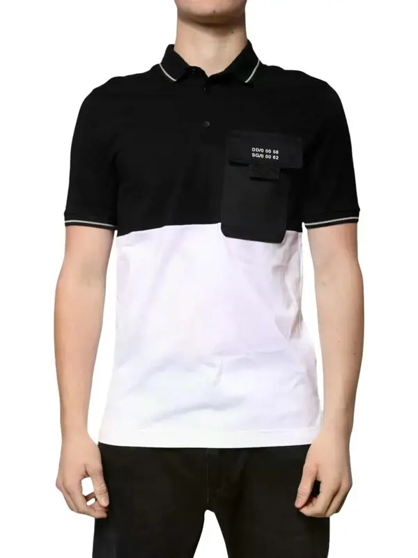Dolce & Gabbana Chest-pocket Polo Shirt - Black