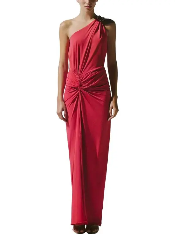 BAOBAB Canoa Knot-detail Dress - Red