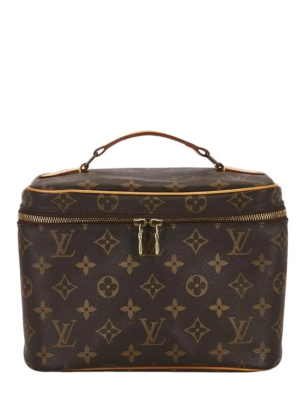 LOUIS VUITTON Monogram Nice Bb Vanity Case - Brown