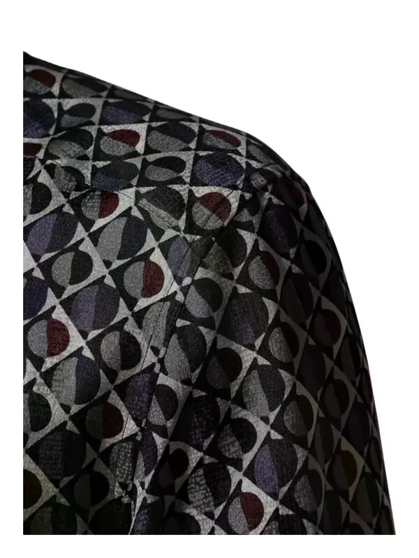 Dolce & Gabbana Geometric-print Shirt - Blue