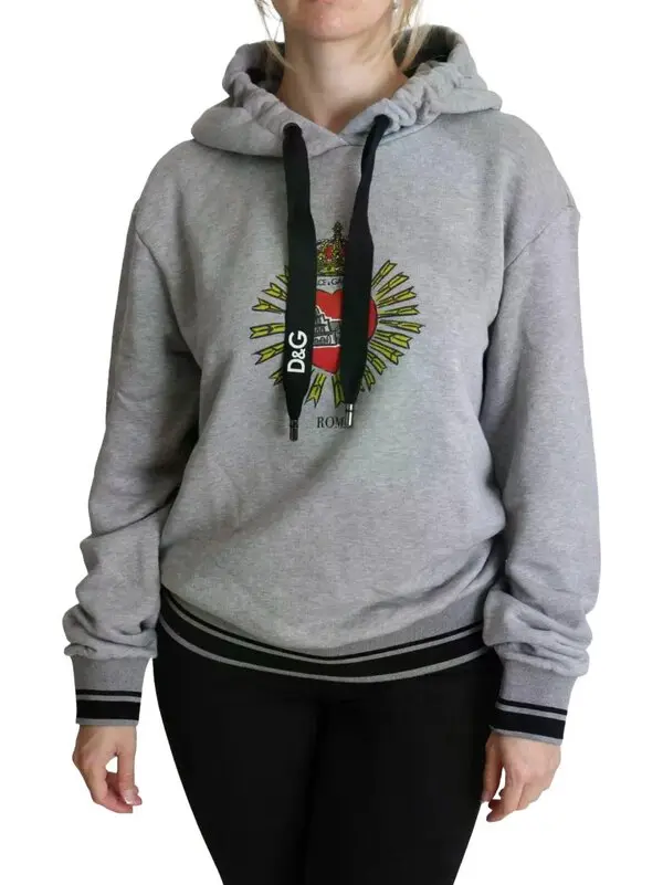 Dolce & Gabbana Sacred Heart Hoodie - Grey