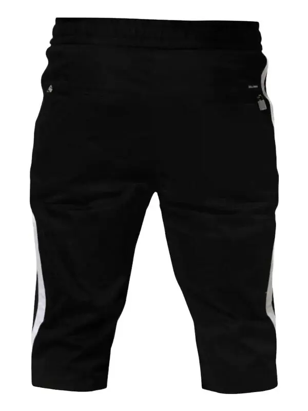 Dolce & Gabbana Side-stripe Drawstring Shorts - Black
