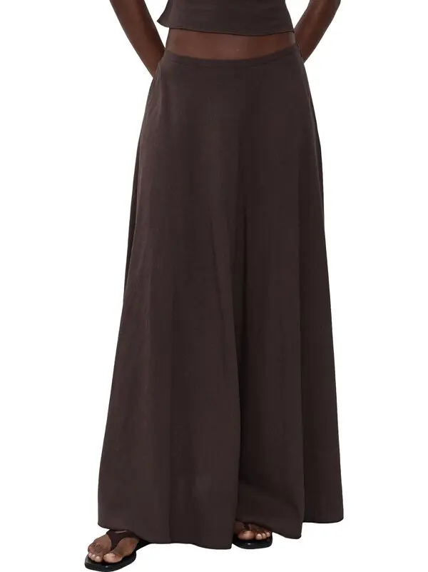 Lioness Halcyon Maxi Skirt - Brown