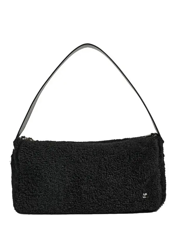 COURREGES Curly Medium 360 Shoulder Bag - Black