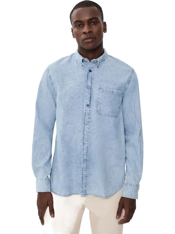 Paul Smith Long Sleeve Casual Fit Shirt - Medium Blue