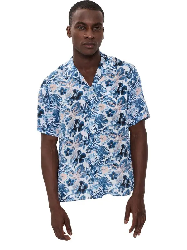 Vilebrequin Charli Camp Shirt - Blanc