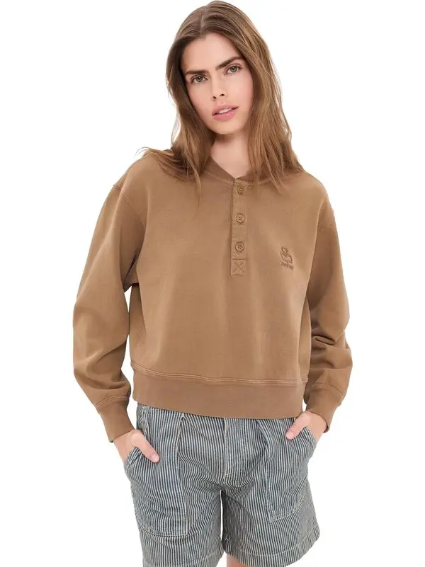 Isabel Marant Étoile Simony Sweatshirt - Camel