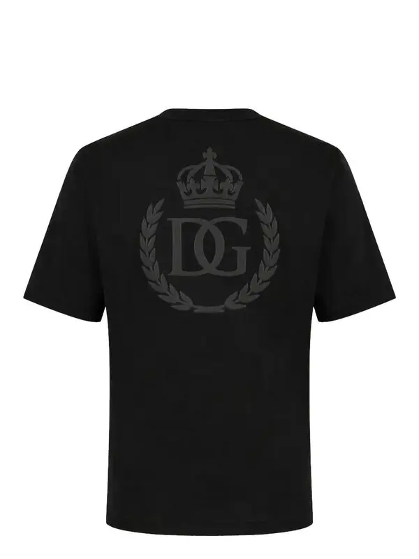 Dolce & Gabbana Embossed-logo T-shirt - Black