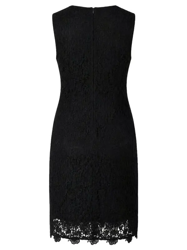 Dolce & Gabbana Lace Sleeveless Mini Dress - Black