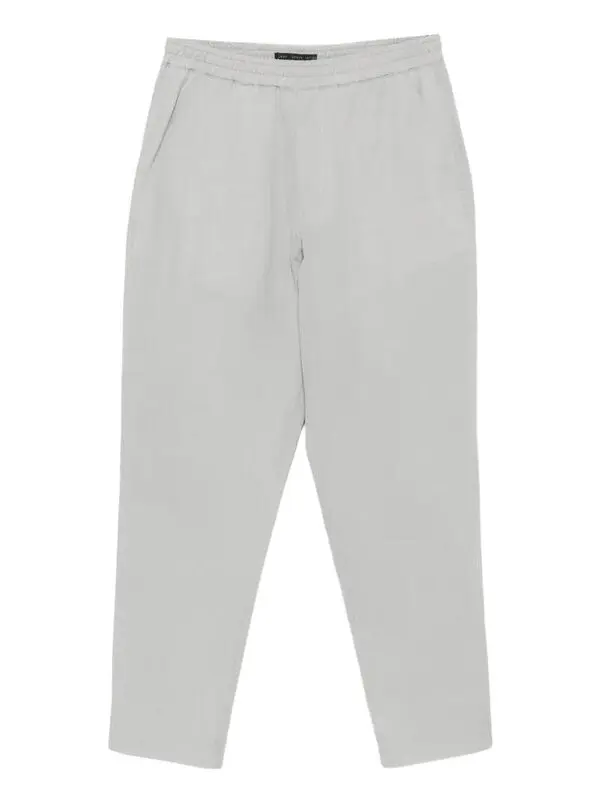 LOW BRAND Elasticated Waistband Trousers - Grey