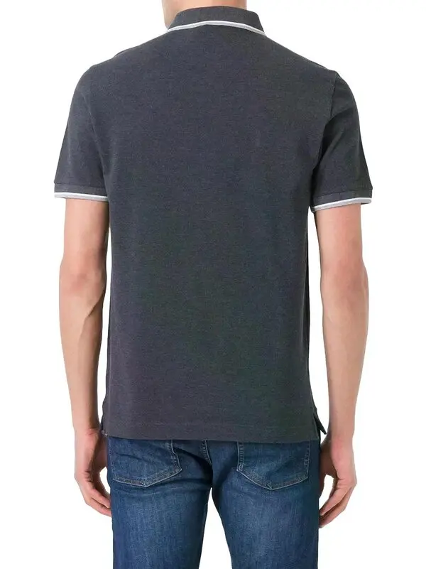 Dolce & Gabbana Embroidered Crown Polo Shirt - Grey