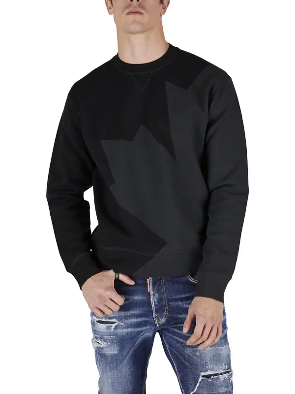 Dsquared2 Megaleaf Cool Sweatshirt - Black