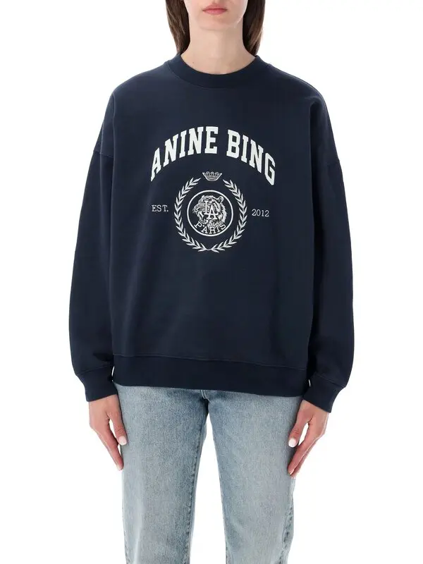 ANINE BING Miles Sweatshirt - Blu