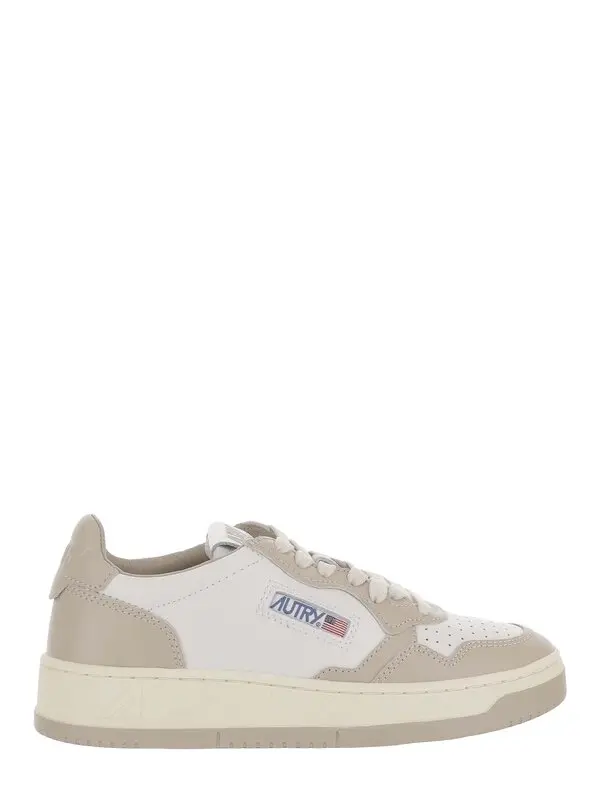 AUTRY Medalist Color Block Leather Sneakers - Multi