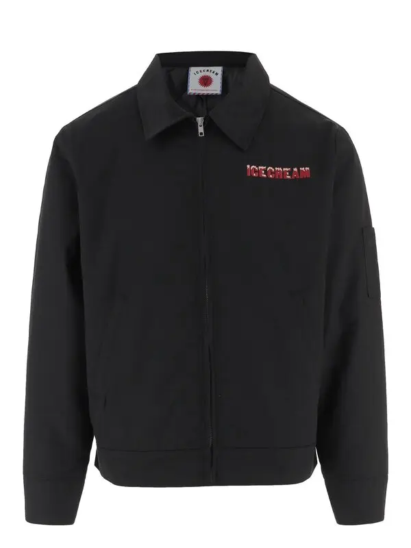 ICECREAM Drippy Logo Jacket - Black