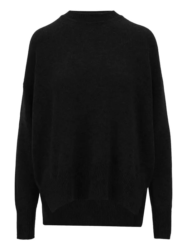 JIL SANDER Cashmere Oversized Sweater - Black