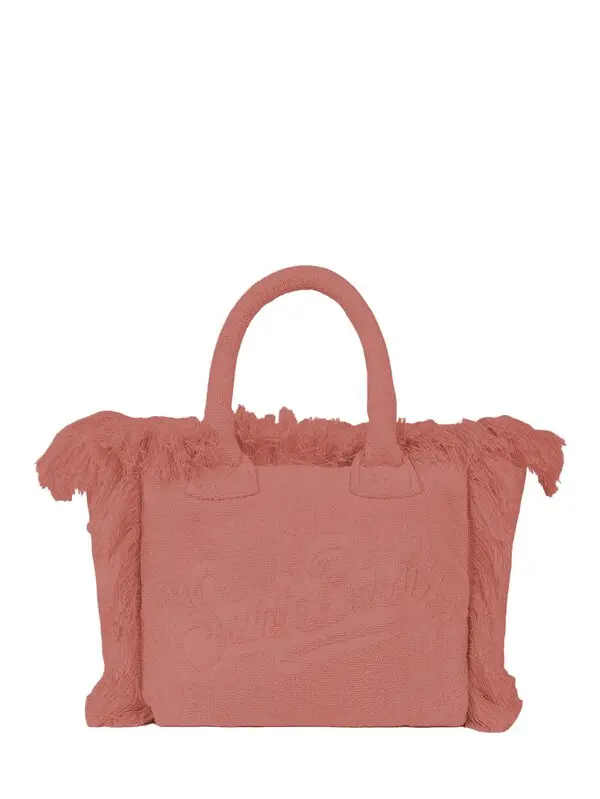 MC2 SAINT BARTH Mini Vanity Bag With Logo Detail - Orange