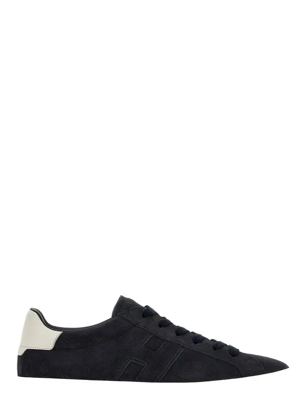 Hogan Rebel Blue Leather Sneakers - Navy