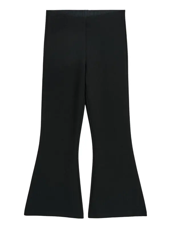 BY MALENE BIRGER Stretch Nylon Flared Pants - Black