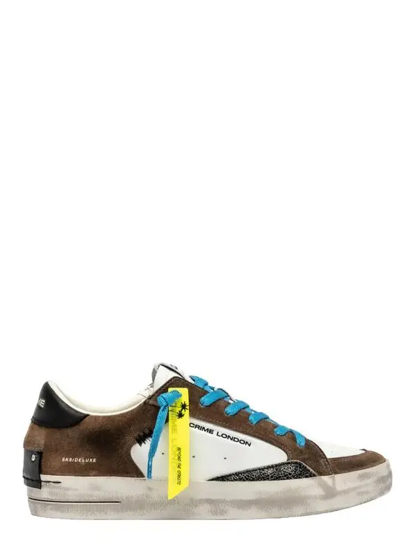 CRIME LONDON Sk8 Deluxe Sneakers - Marrone