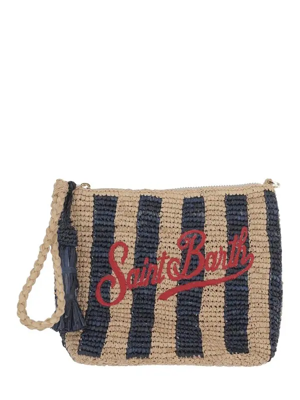 MC2 SAINT BARTH Raffia Clutch - Multi