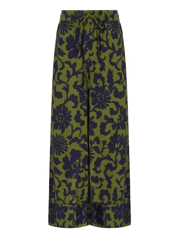 Essentiel Antwerp Jomery Wide-leg Trousers - Green