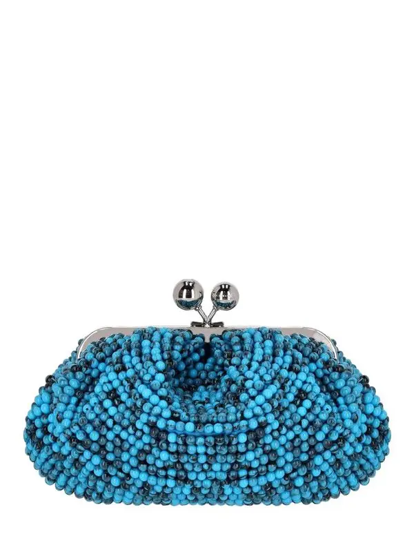 Max Mara Pasticcino Eskimo Small Clutch - Light Blue