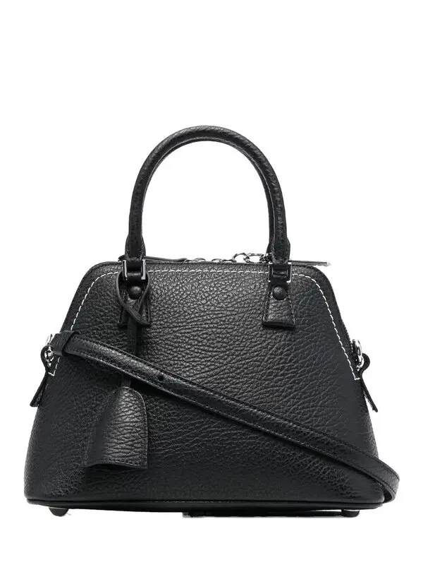 MAISON MARGIELA Leather 5ac Tote Bag - Black