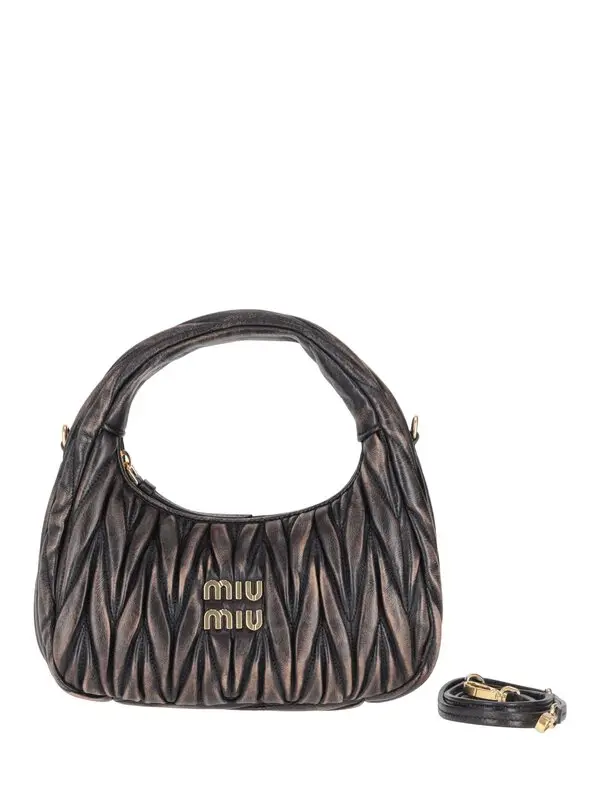 Miu Miu Matelassé Shoulder Bag - Caffe'
