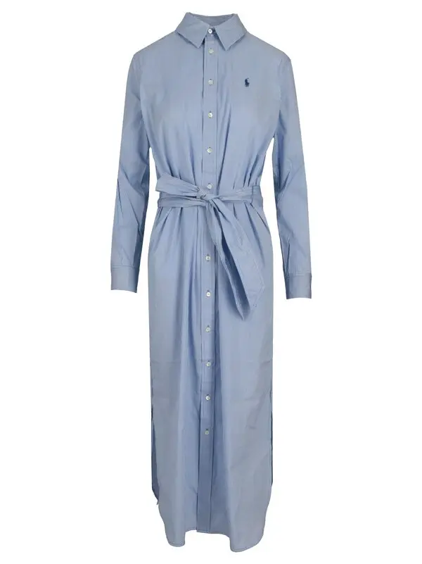 Ralph Lauren Woven Shirt Dress - Blue
